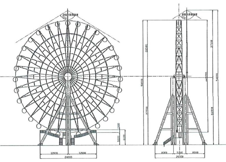 50m Ferris wheel - BW36 - Interlink